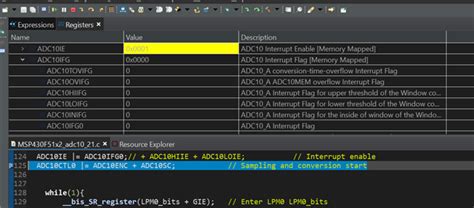 MSP F Incorrect ADC IFG Flags Unable To Clear Flags MSP Low Power Microcontroller