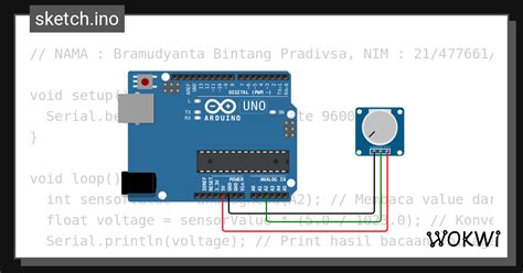 Voltagereader Wokwi Esp32 Stm32 Arduino Simulator