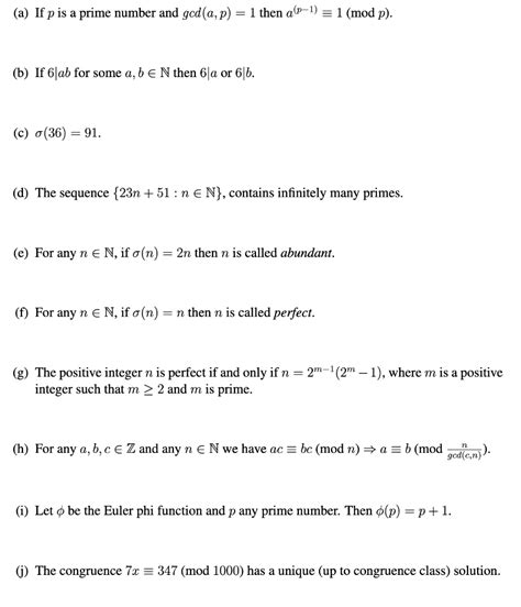 Solved A If P Is A Prime Number And Gcd A P Then Chegg