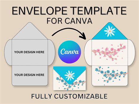 Envelope Liner Template Canva