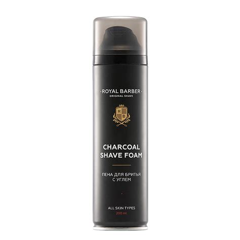 ROYAL BARBER Пена для бритья с углем купить по цене 619₽ в ЛЭТУАЛЬ