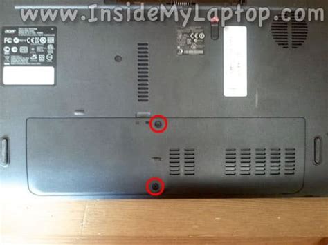 How To Disassemble Acer Aspire Inside My Laptop