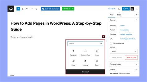 How To Add Pages In WordPress A Step By Step Guide Web