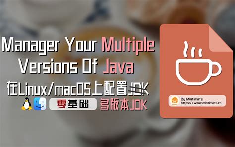 10分钟学会在linuxmacos上配置jdk，并使用jenv无缝优雅地切换jdk版本。兼顾娱乐和生产～哔哩哔哩bilibili