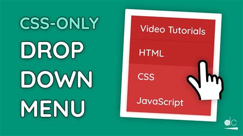 Creating A CSS Only Drop Down Navigation Menu Css Tutorial Css Progressive Web Apps