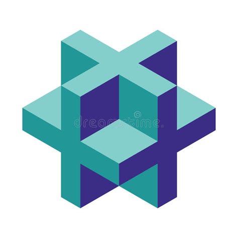 Cube Logo Geometric Vector Design Box Logotype Company Trendy Techno Emblem In Isometric 3d