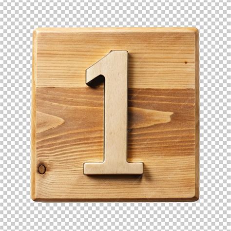 Premium Psd Numerated Tags With Wooden Png
