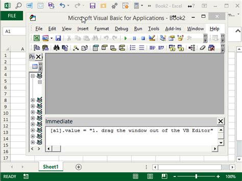 5 Ways To Use The Vba Immediate Window Artofit