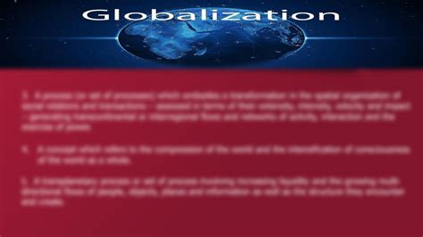 SOLUTION Introduction Of Globalization Studypool