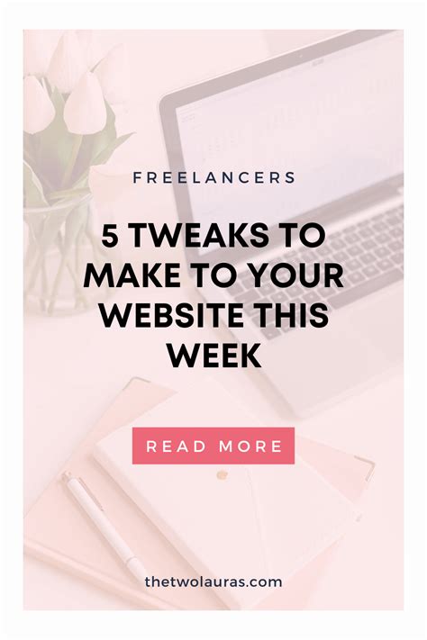 Website Tweaks To Make This Week