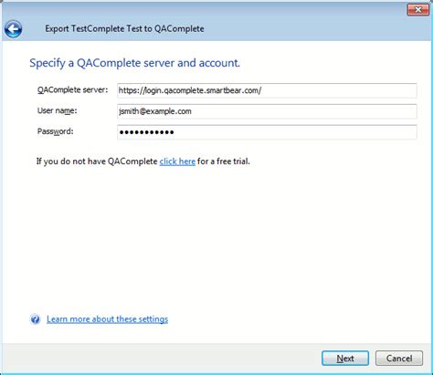Assign TestComplete Tests QAComplete Documentation