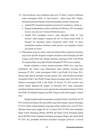 Dampak PSAK Sewa yang Baru terhadap PLN | PDF