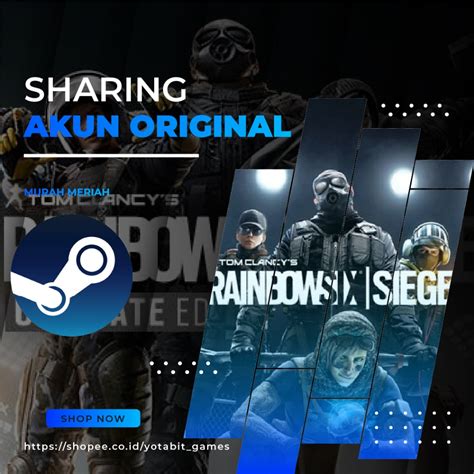 Jual Tom Clancys Rainbow Six Siege Pc Sharing Original Offline