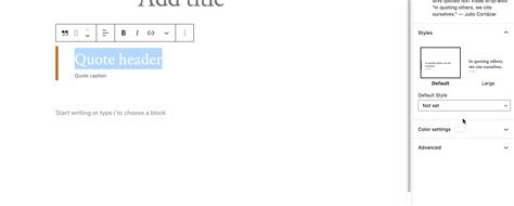 Isbat See My Selected Colors Used Within The Quote Block Caption · Issue 1912 · Godaddy