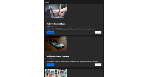 Responsive Angular Cards With Bootstrap Carousel And Dark Theme
