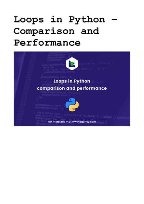 Python Faster For Loop Pdf Programming Languages Computing