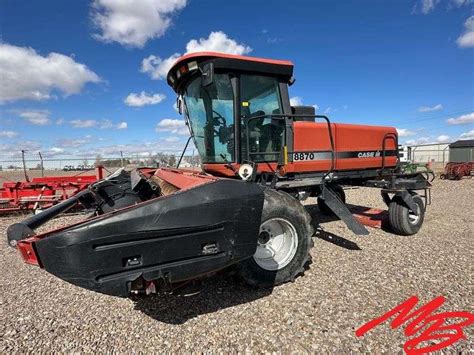 Case Ih 8870 Swather 16 Sickle Header 3342 Hrs Musser Bros Inc