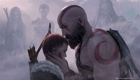 God Of War Kratos God Of War 2018 Atreus Hd Wallpaper