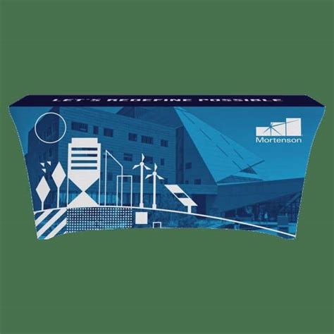 Promotional 6ft Stretch Table Throw