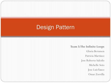 PPT Design Pattern PowerPoint Presentation Free Download ID 2589104