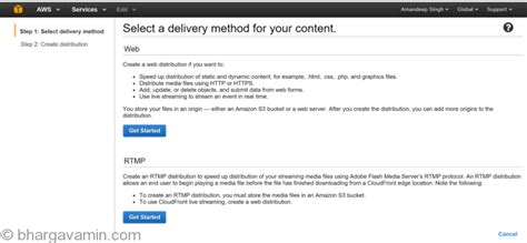 How To Create Cloudfront Distribution And Test Its Latency Bhargav Amin Blog