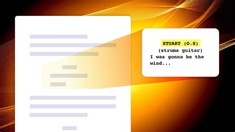 what does o s mean in a script and how to use it