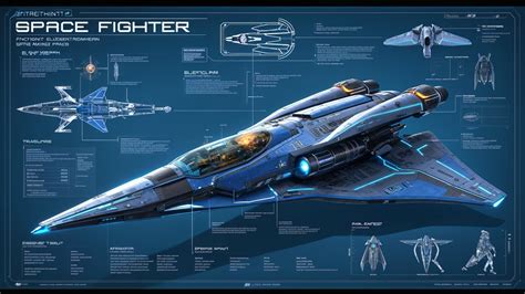 Space Fighter Blueprints