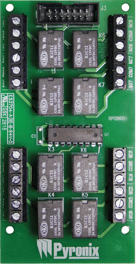 modulo di estensione per relè pcx ate8r pyronix di uscita