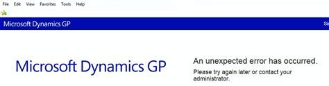 dynamics gp error msg “a fatal error occurred while creating an ssl