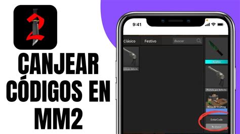 Cómo Canjear Códigos En Mm2 Youtube