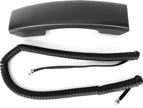 The VoIP Lounge HD Voice Handset With Curly Cord For Polycom VVX IP Phone See