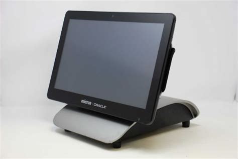 A Pre Owned Micros Workstation 6 620 15 6 Touchscreen Pos Pc With Intel Celeron Cpu 3765u 1 9ghz