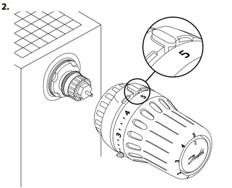Danfoss 015g3090 React Radiator Thermostat Installation Guide
