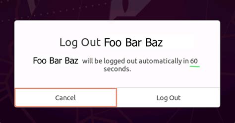 Modifying The Ubuntu Desktop Logout Delay Timer Ask Ubuntu