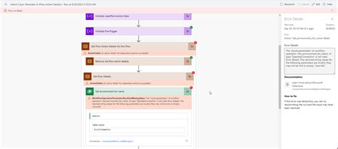 CoE Starter Kit BUG Issue With Admin Sync Template V3 Flow Action Details Due To Pending