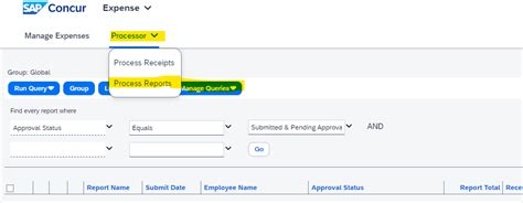 Solved Re Reporting Auto Approved By Concur System Ex Sap Concur Community