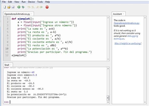 Curso de Python Operadores aritméticos