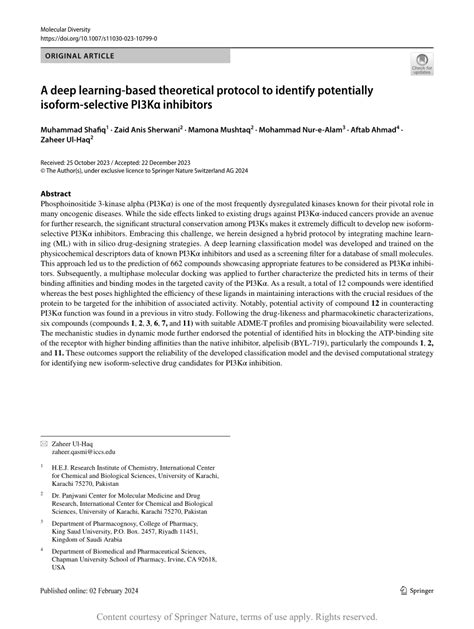 A Deep Learning Based Theoretical Protocol To Identify Potentially