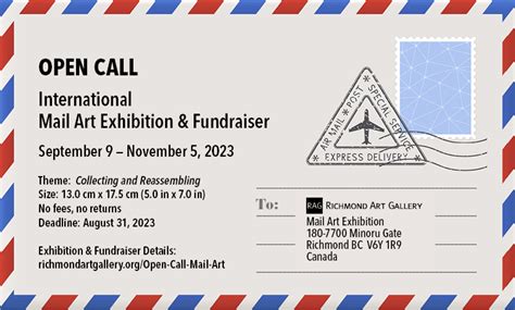 Call For Entries Open Call For Mail Art Exhibition And Fundraiser