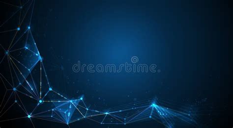 Vector Illustration Molecule And Internet Connect Technology On Stock Vector Illustration Of