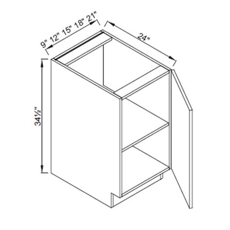 Dark Grain Base Full Door 09″ Homerenonation