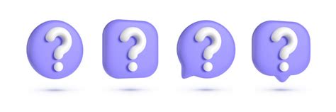 Speech Bubbles Message Boxes With Question Marks Vector Image