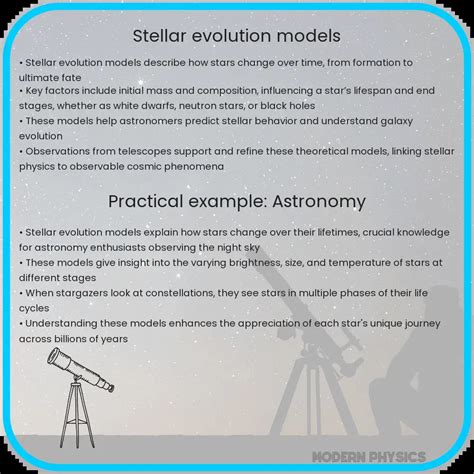 stellar evolution models predictive comprehensive and advanced
