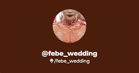 Febe Wedding Instagram Facebook Linktree