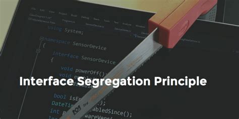 Interface Segregation Principle Simplified Learning
