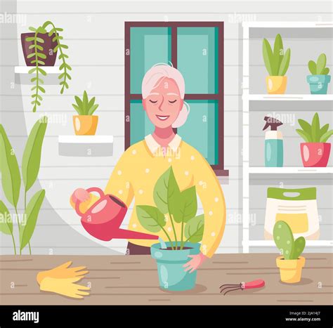 Hobby Free Time Leisure Activities Flat Cartoon Composition With Woman