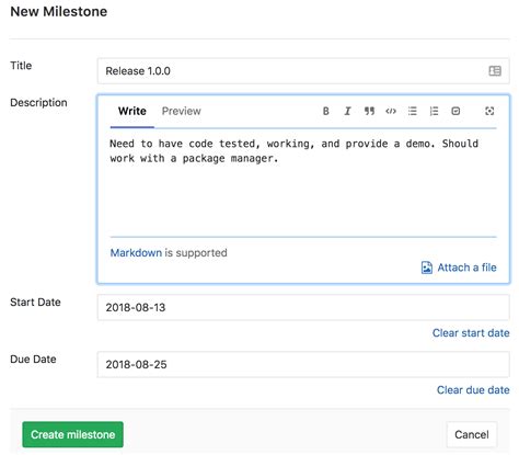 Milestones GitLab Quick Start Guide Book