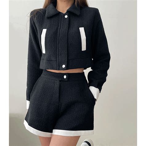 🚀블랙당일발송 트위드 투피스 세트 에이블리