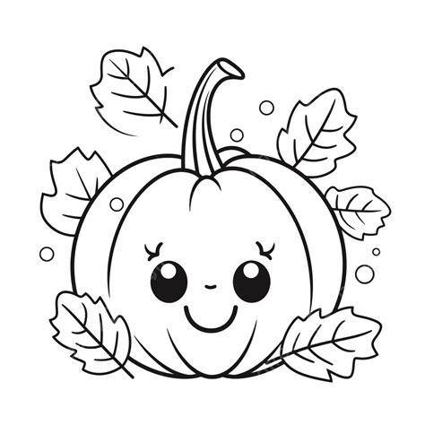 Pumpkin Leaf Leaves Clip Outline Template Clipart Fall Font Pot