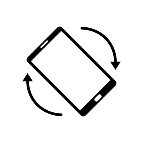 Mobile Rotation Icon 12804778 Vector Art At Vecteezy